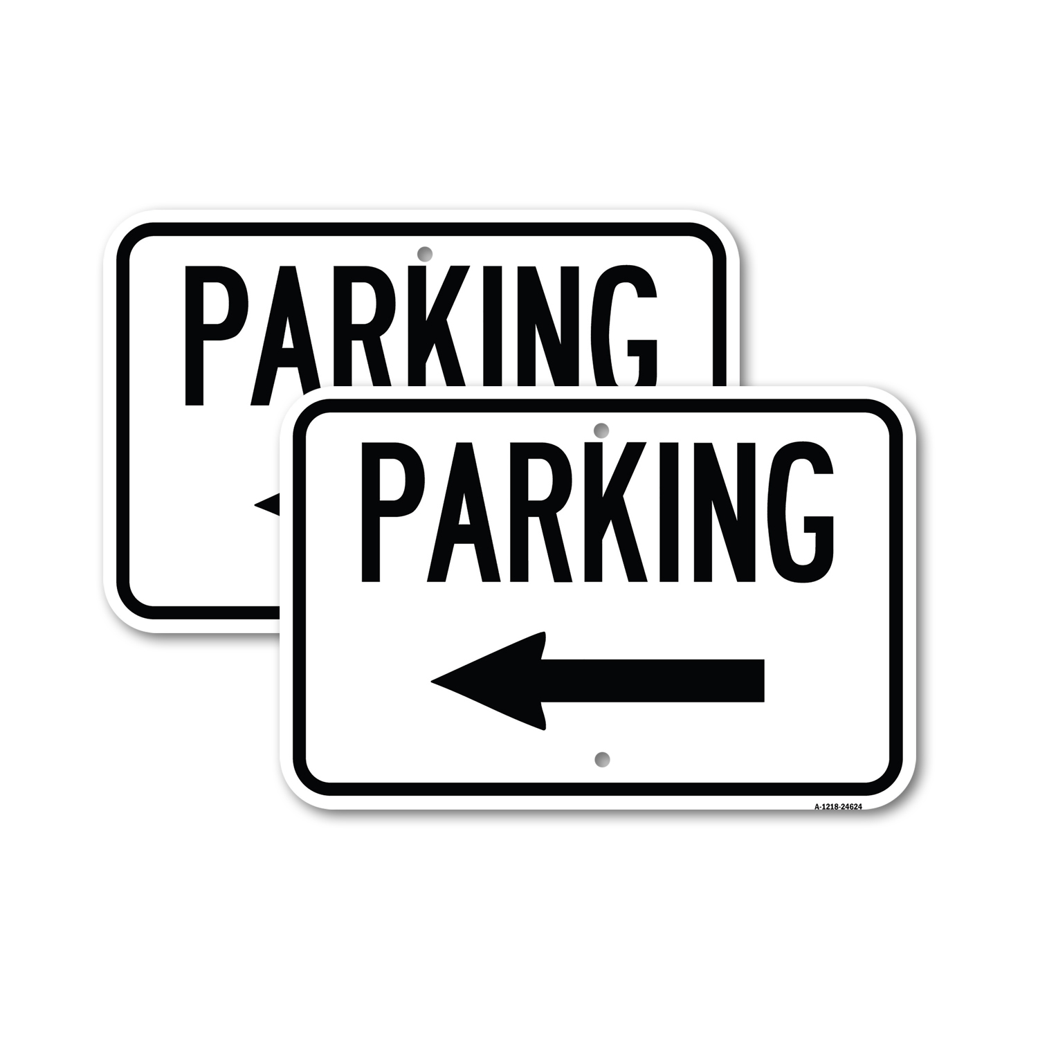 Parking (With Left Arrow) Heavy Gauge Aluminum Parking Sign | eBay