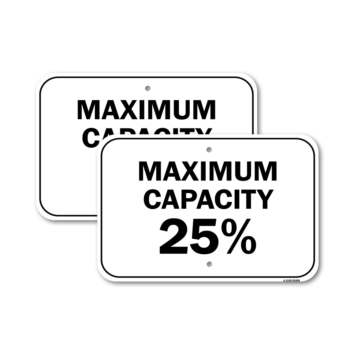 Maximum Capacity 25% Heavy Gauge Aluminum Parking Sign Rust Proof | eBay