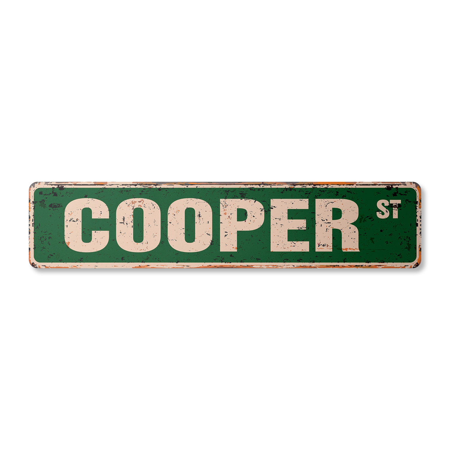 COOPER Vintage Street Sign Childrens Name Room Metal Sign | eBay