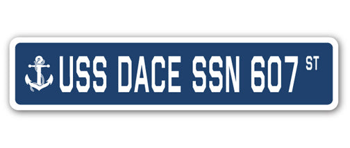 USS DACE SSN 607 Street Sign us navy ship veteran sailor gift | eBay