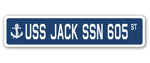 USS JACK SSN 605 Street Sign us navy ship veteran sailor gift | eBay